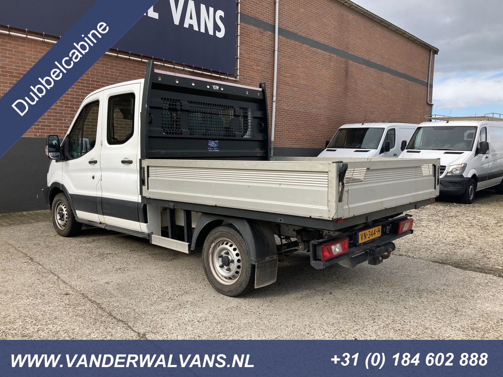 Ford Transit 2.2TDCI L2H1 Dubbele Cabine open laadbak – Van der Wal Vans