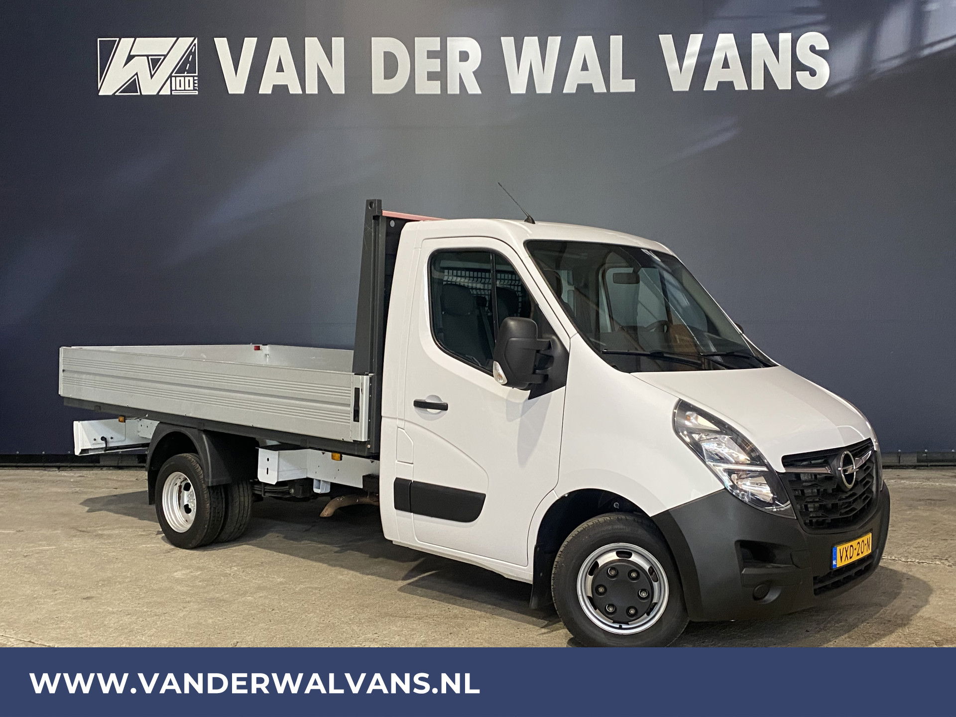 Opel Movano 2.3CDTi 136pk Pick up open laadbak Dubbel Lucht Euro6 Airco ...