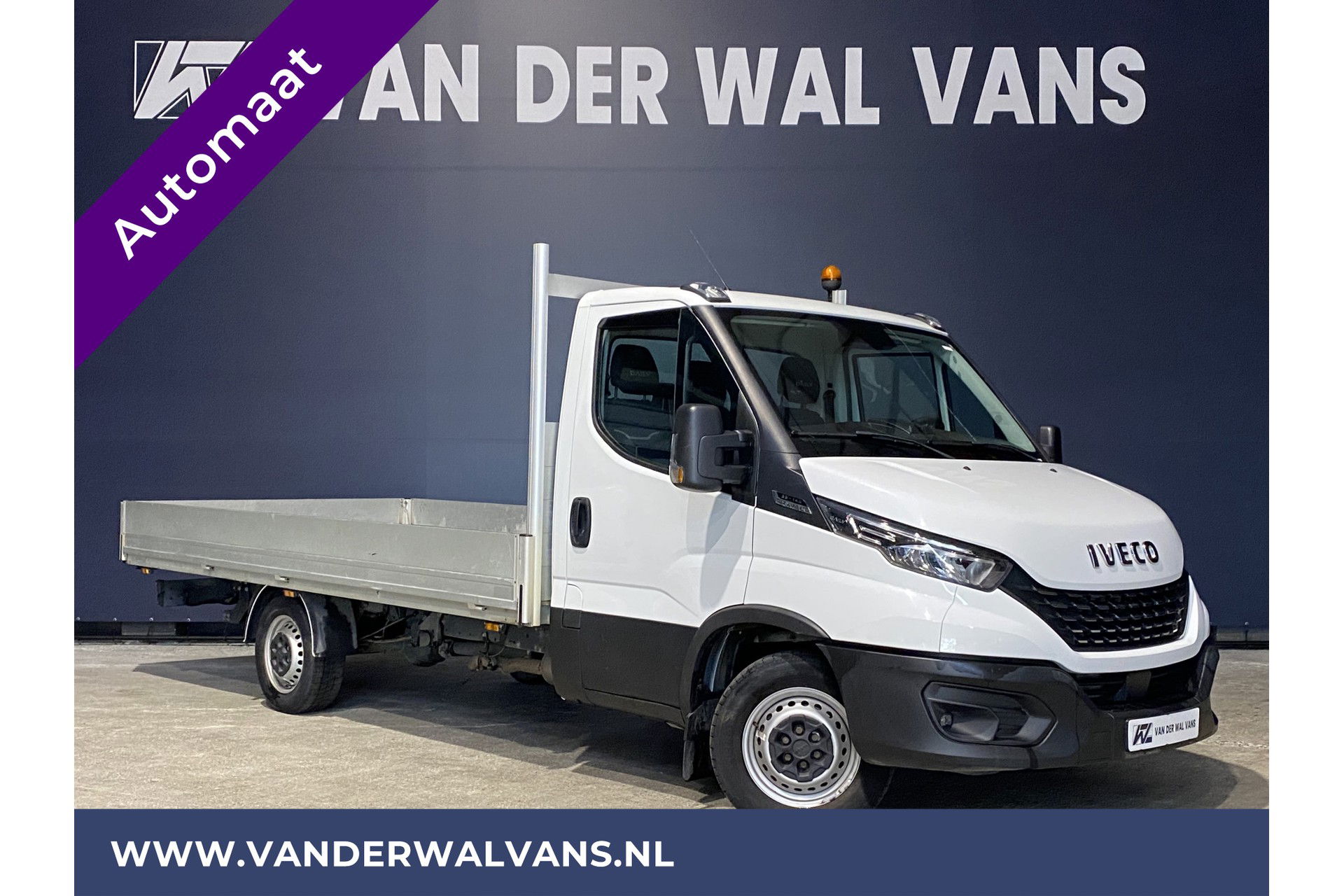 Iveco Daily 35S14 Automaat Pick up open laadbak Euro6 Airco | 3500kg ...