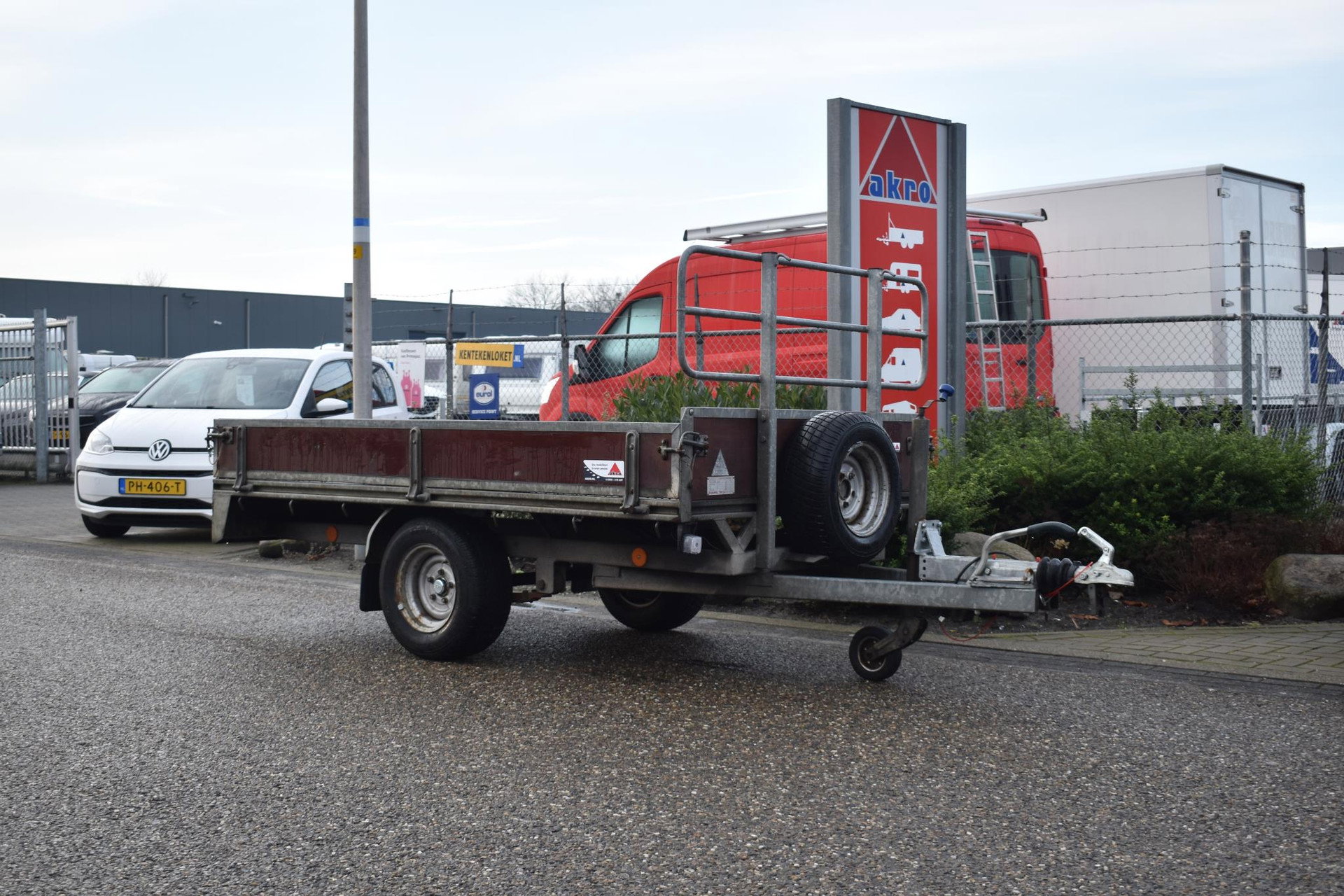 Pijnappel PTA-1500 PG-1500 | EX BTW | Plateauwagen | Koprek | 3-zijdig ...